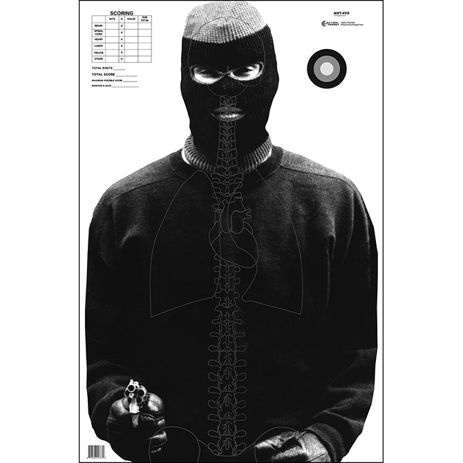 Action Target - Vital Anatomy (23" x 35") - HCC Tactical