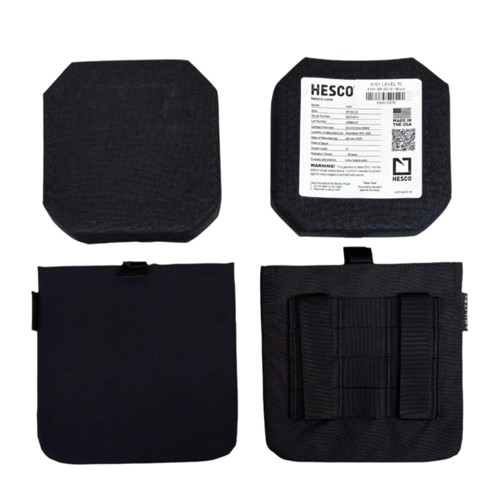 Agilite- Flank Side Plate Carriers & 4101 LEVEL IV -HCC Tactical