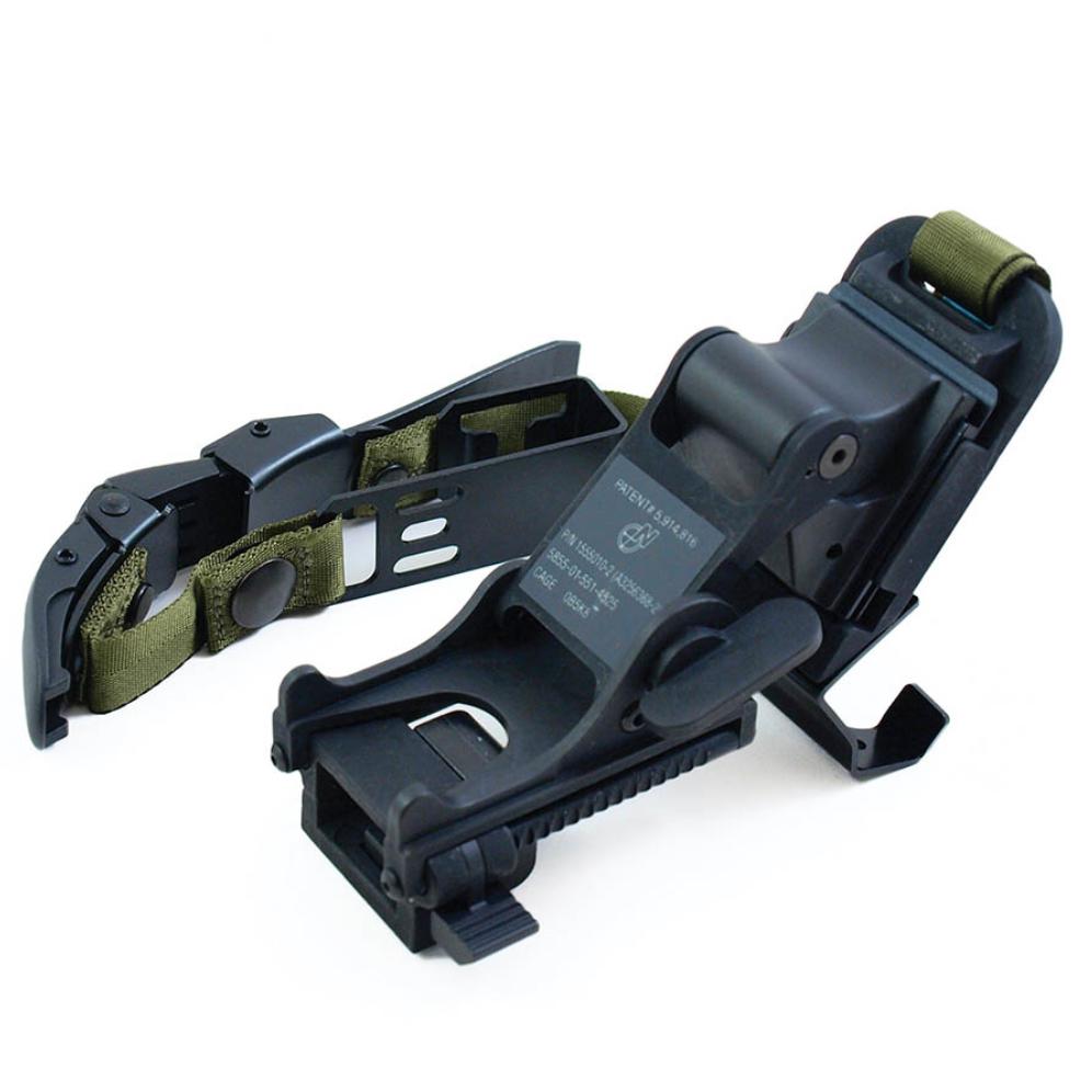 Norotos Standard Rugged Helmet Mount & Strap Assy - HCC Tactical